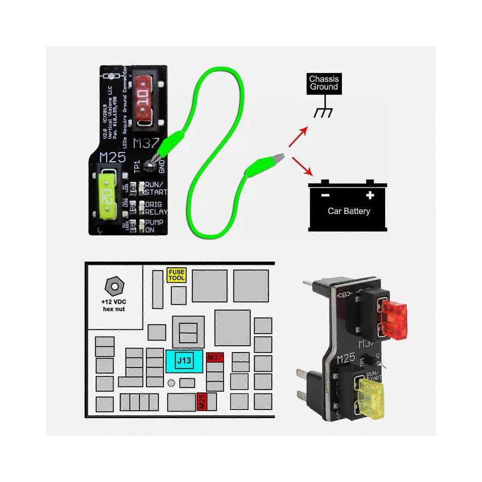 TIPM Plug in Relay System Lite OEM Remote Start Plastic Long Lifespan ...