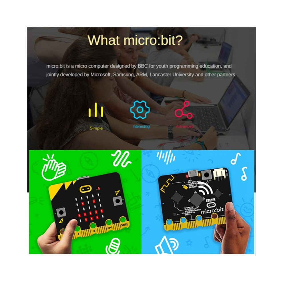 Carte mère BBC Microbit V2.0 : Introduction à la programmation graphique en Python pour les ...