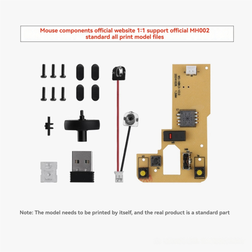 Kit de Mouse Sem Fio para Impressão 3D DIY da Bamboo Lab, Modelo 002 ...