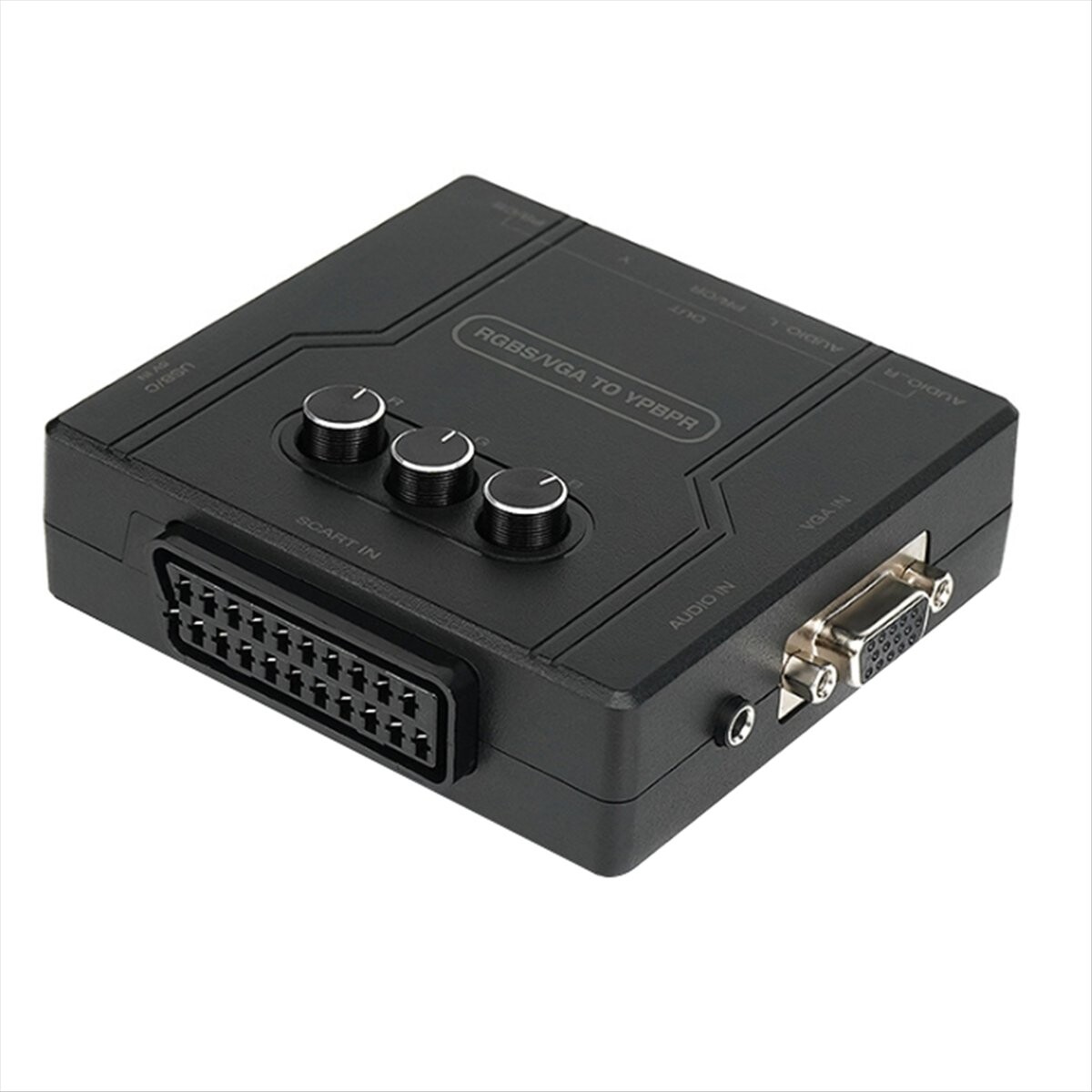 Převodník komponentního signálu RGBS VGA na YPBPR SCART YCBCR pro herní ...