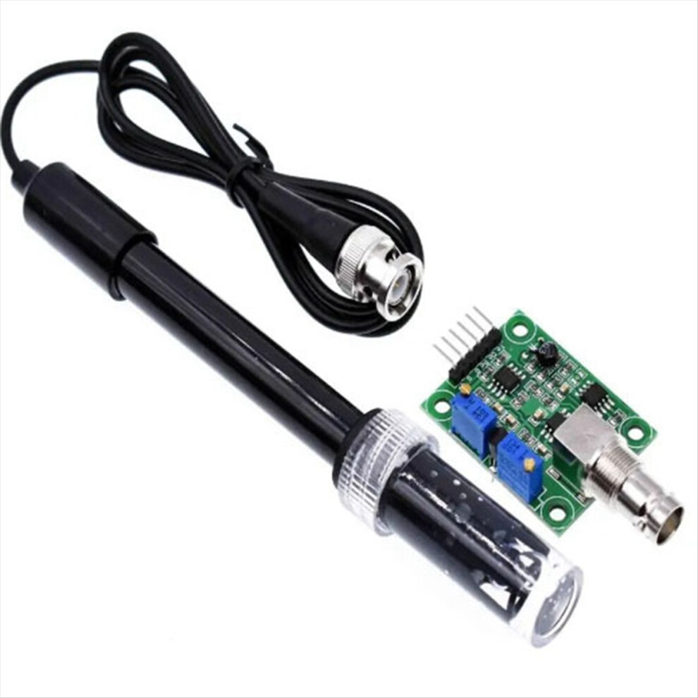 PH Sensor for Arduino,PH0-14 Value Detect Module + Electrode Probe BNC ...