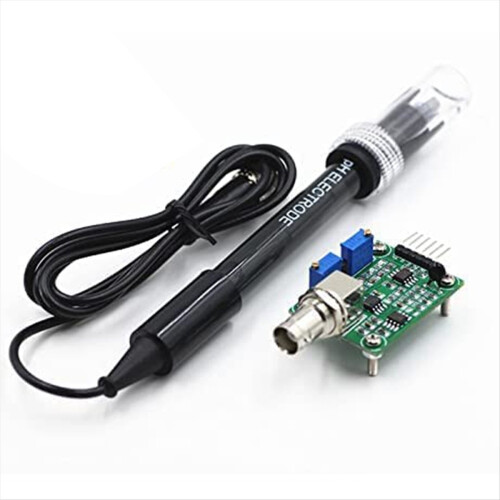 PH Sensor for Arduino,PH0-14 Value Detect Module + Electrode Probe BNC ...
