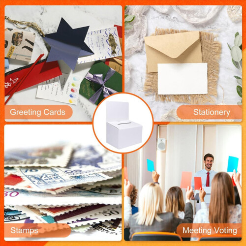 Urnas de cartón con ranuras (paquete de 24), cajas para rifa de 15 x 15 ...