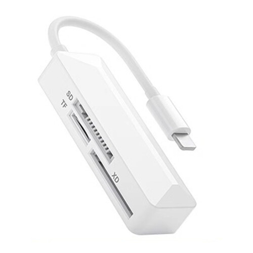 3in1 for Apple Interface to XD Card Reader IPhone Memory Adapter SD ...