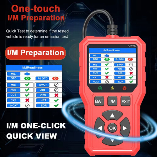 Car OBD2 Scanner Diagnostic Tool Code Reader OBDII Engine Fault ...