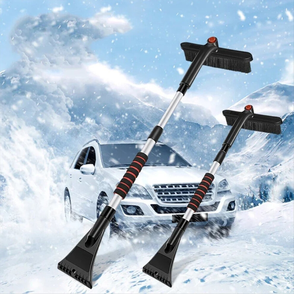 Car Snow Shovel Extendable Ice Scraper Brush Detachable Windshield ...