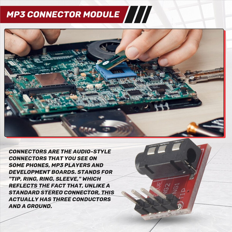TRRS 3.5mm Jack Breakout Board Headphone Video Audio MP3 Professional ...