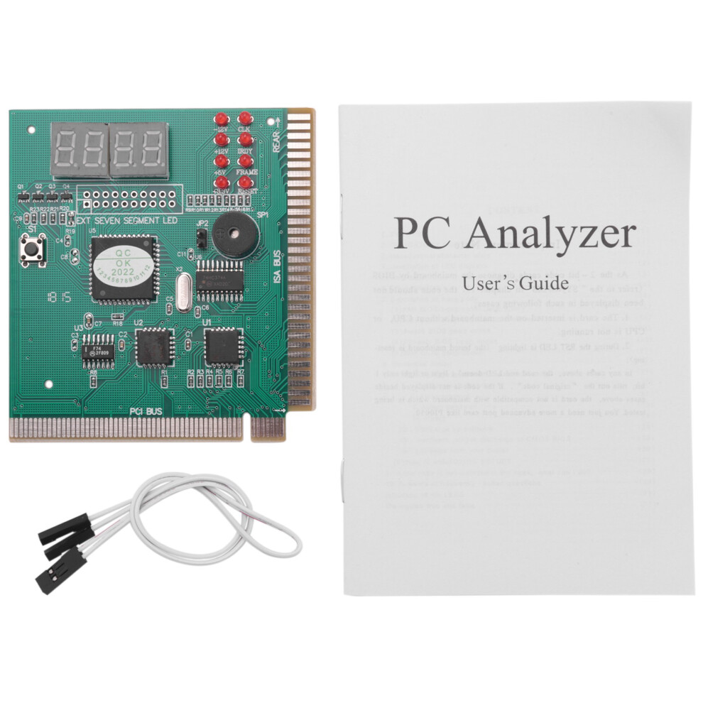 PC Motherboard Diagnostic Card 4-Digit PCI/ISA POST Code Analyzer on OnBuy