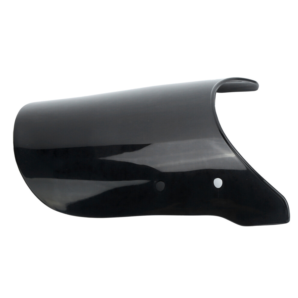 Universal 5-7in Motorcycle Wind Deflector Shield - Black Anti-Crack ...
