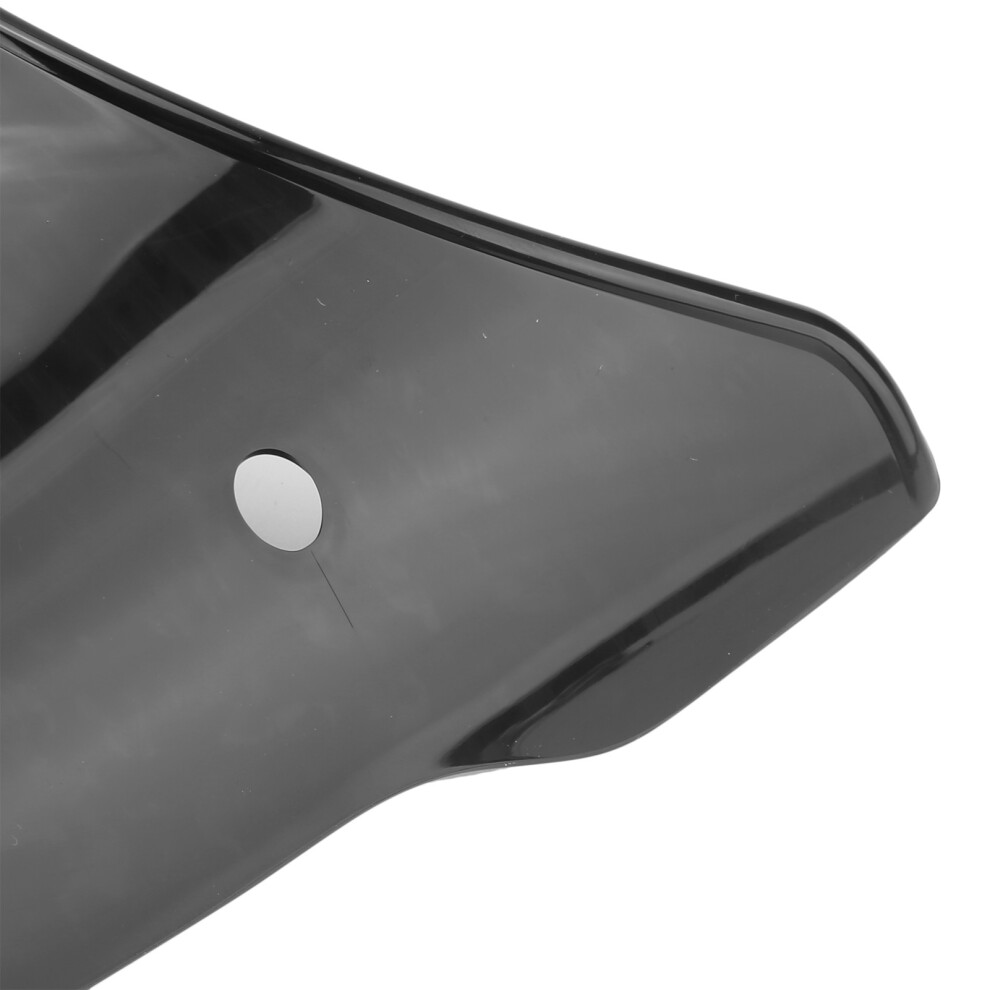 Universal 5-7in Motorcycle Wind Deflector Shield - Black Anti-Crack ...