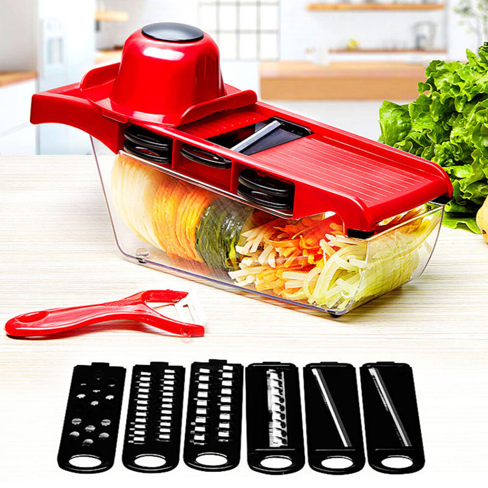 Mandoline Gourmet Prep Pro avec lames interchangeables, compatible lave ...