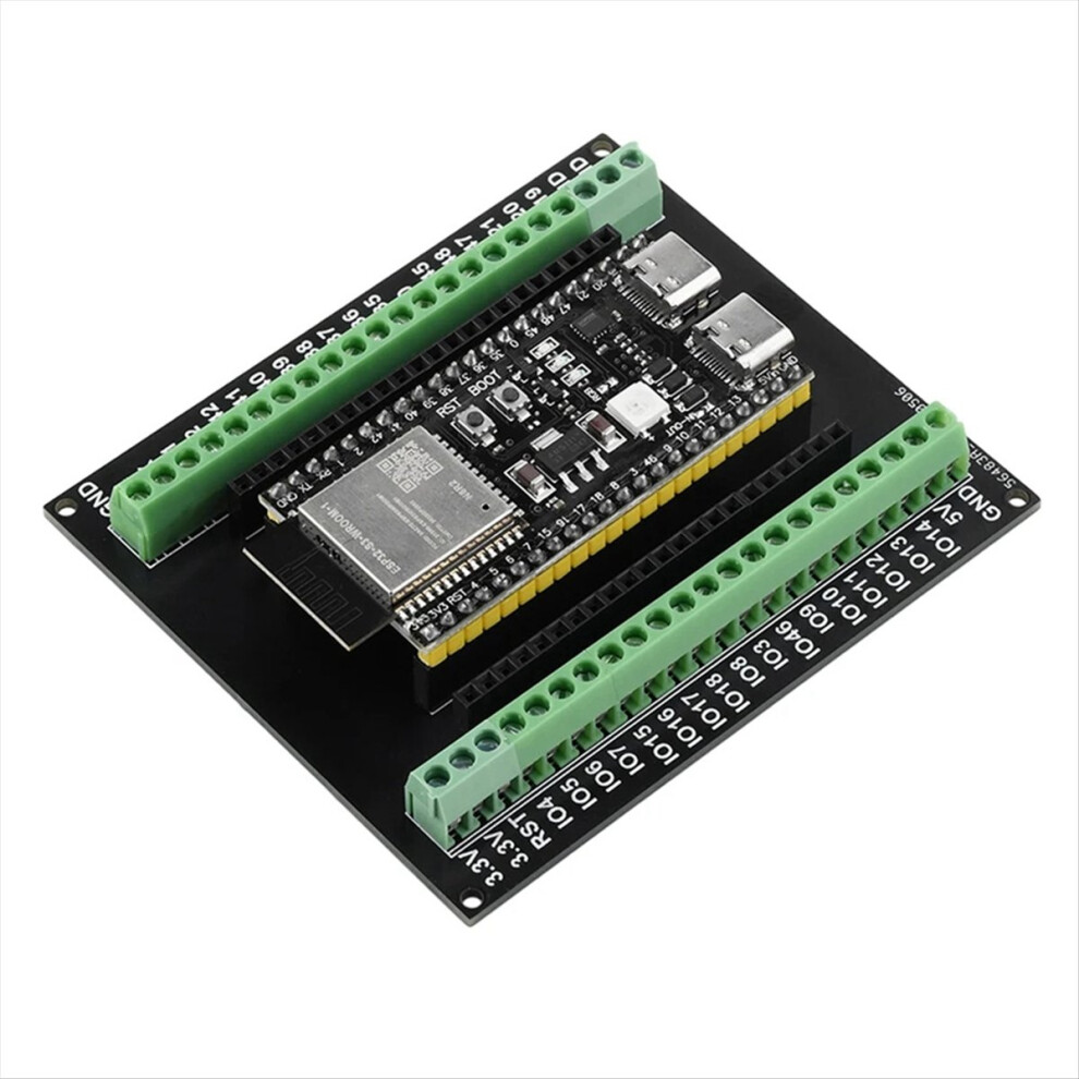 ESP32-S3 Expansion Board GPIO 1 Into 2 Breakout Double-Layers with N8R ...