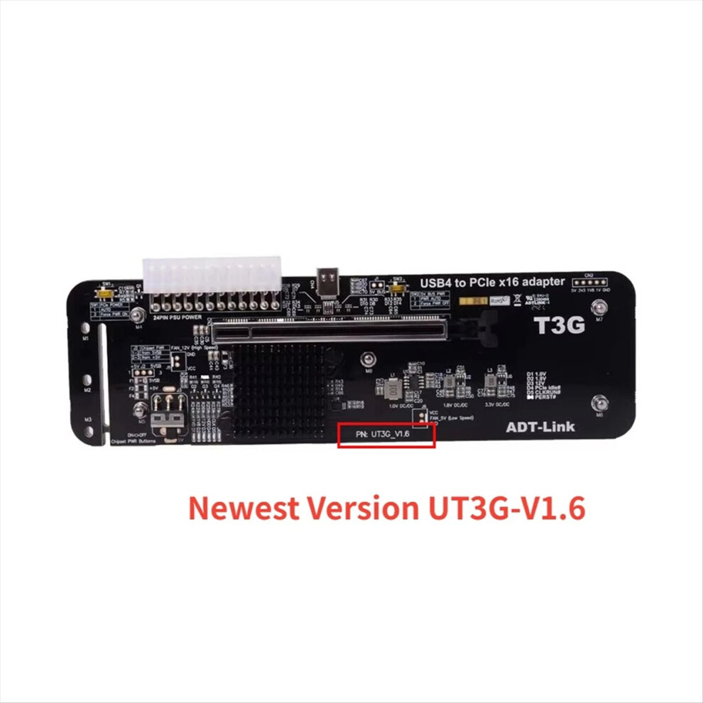 UT3G V1.6 for NUC ITX Notebook PC Graphics Card External USB 4.0 to PC ...