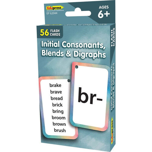 Teacher Created Resources Initial Consonants Blends & Digraphs Flash ...