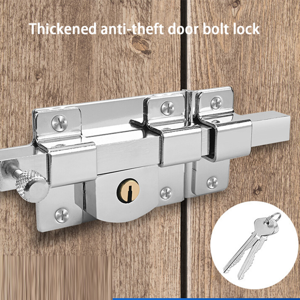 (Left opening) Thickened Door Fence Key Exterior Mechanical Lock Yard ...