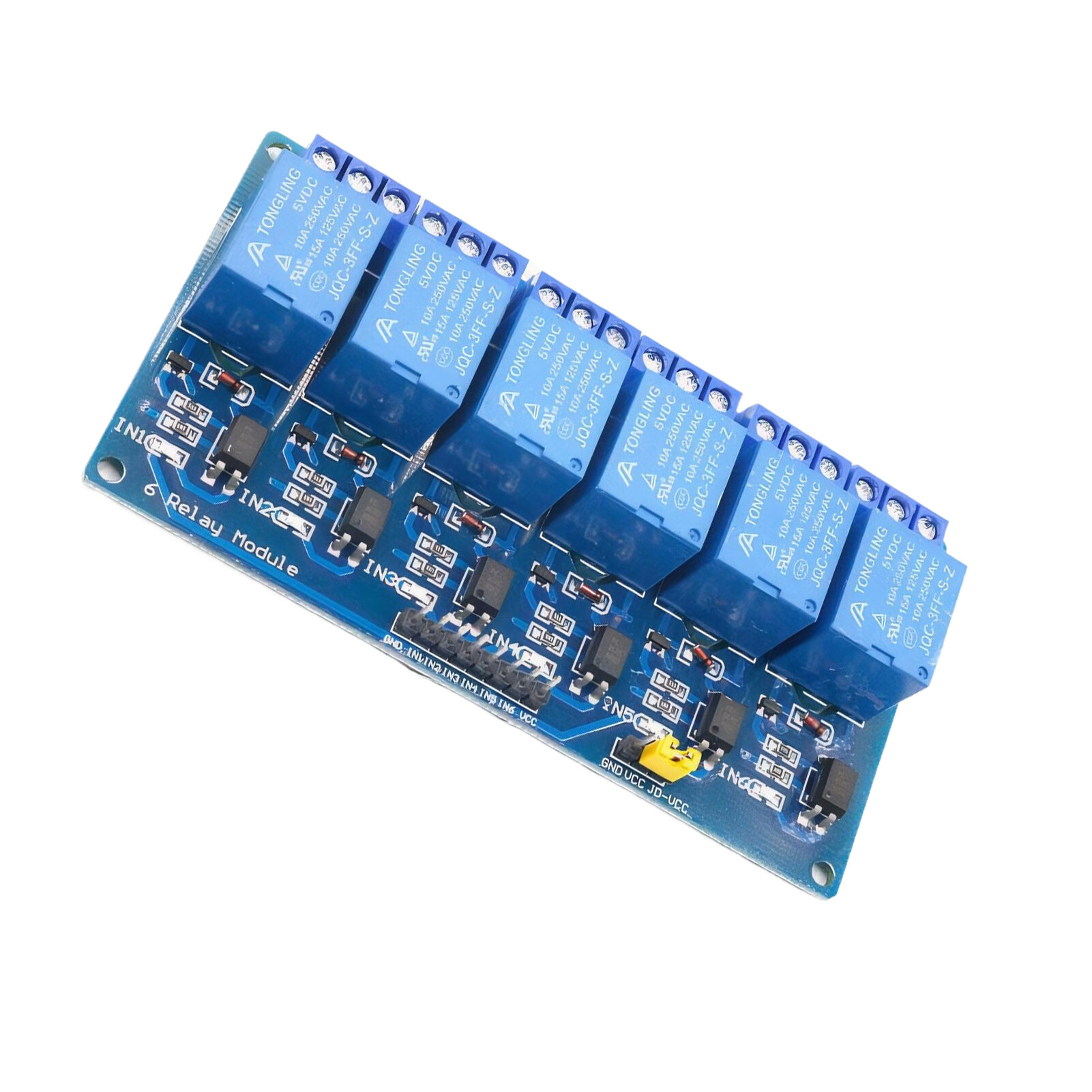(5V) Humanized Interface 6-way Relay Module For Automation Control ...