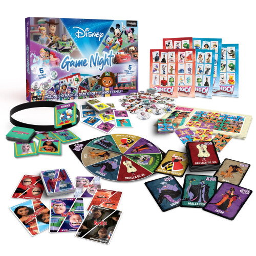 Disney Family Game Night: 10-in-1 Kids & Family Board Game Collection ...