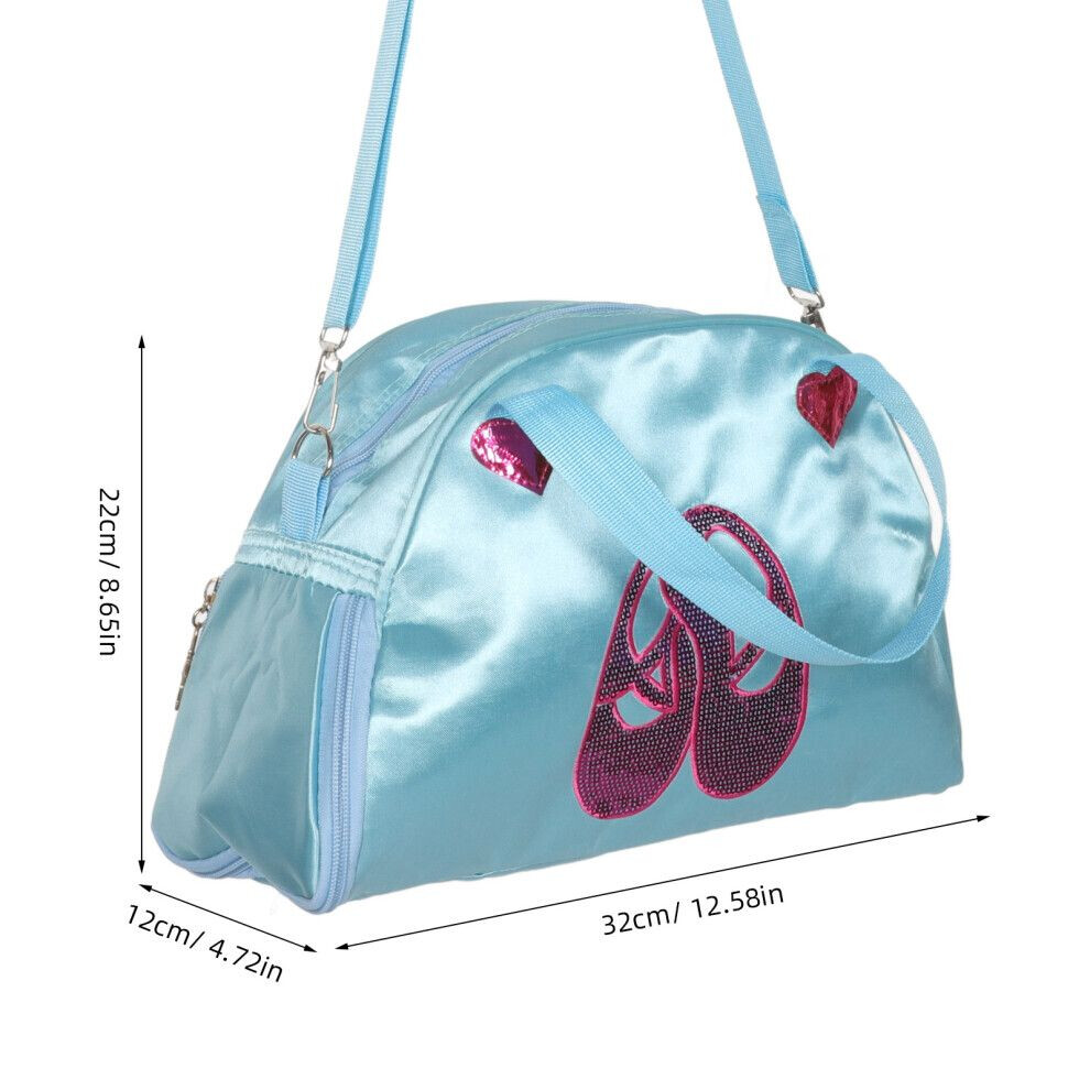 Sac à dos de ballet avec cœur pailleté pour les cours de danse et les ...