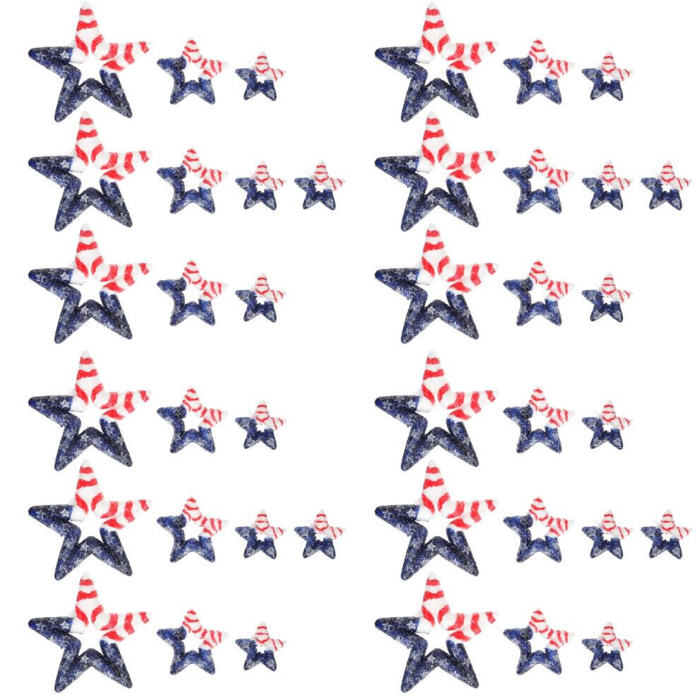 Décoration suspendue à 40 étoiles, étoile à cinq branches, Fête de l ...