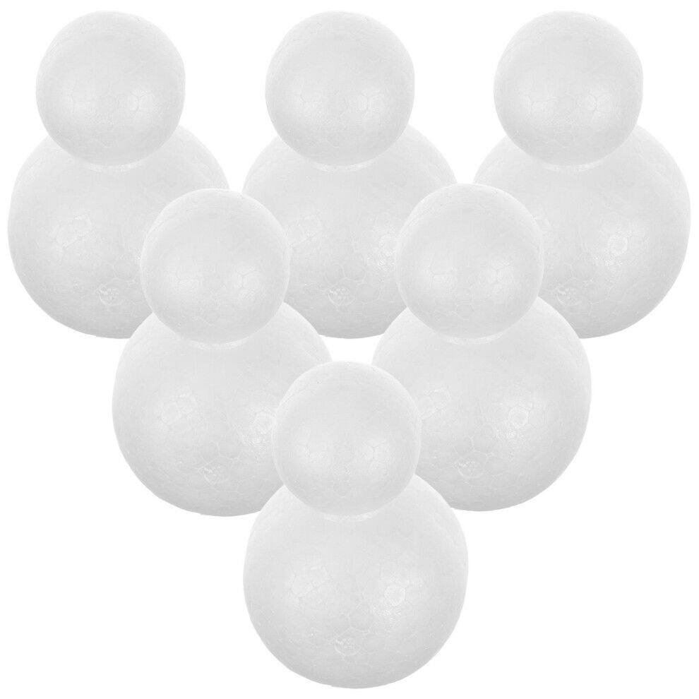 Lot de 6 figurines de bonhommes de neige vides et inachevées, idéales ...