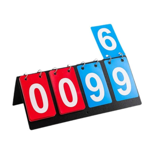 Sports Scoreboard Tabletop Score Flipper Competition Counter Flip ...