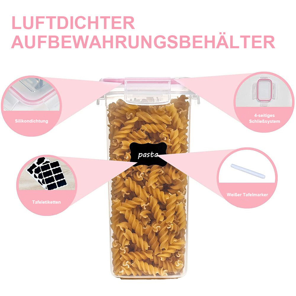 Bpa Free, Airtight Food Storage Containers, Stackable Design For ...
