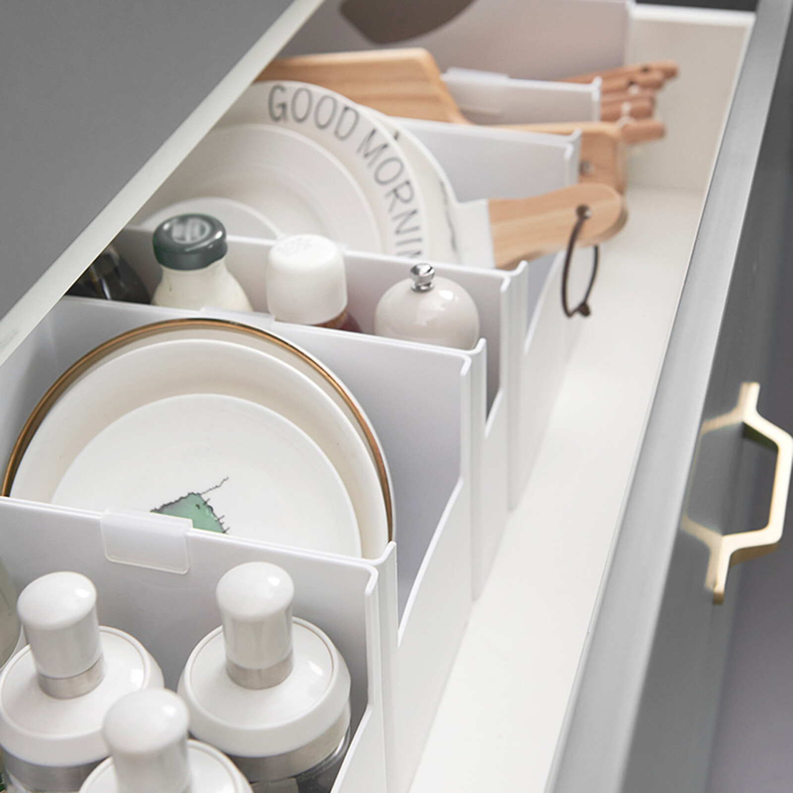 Boîtes de rangement compactes, organisateurs de cuisine peu encombrants ...