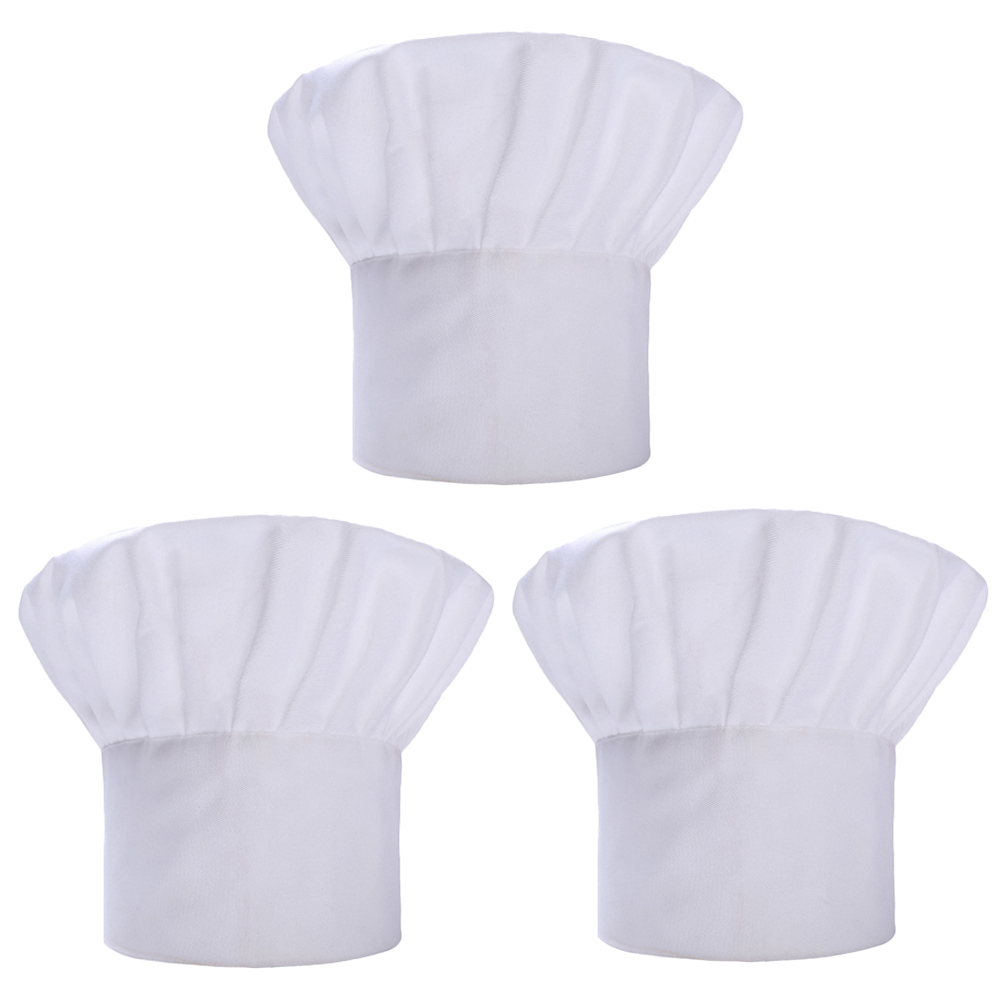 Toque de chef unisexe pour la cuisine, avec bande élastique et ...