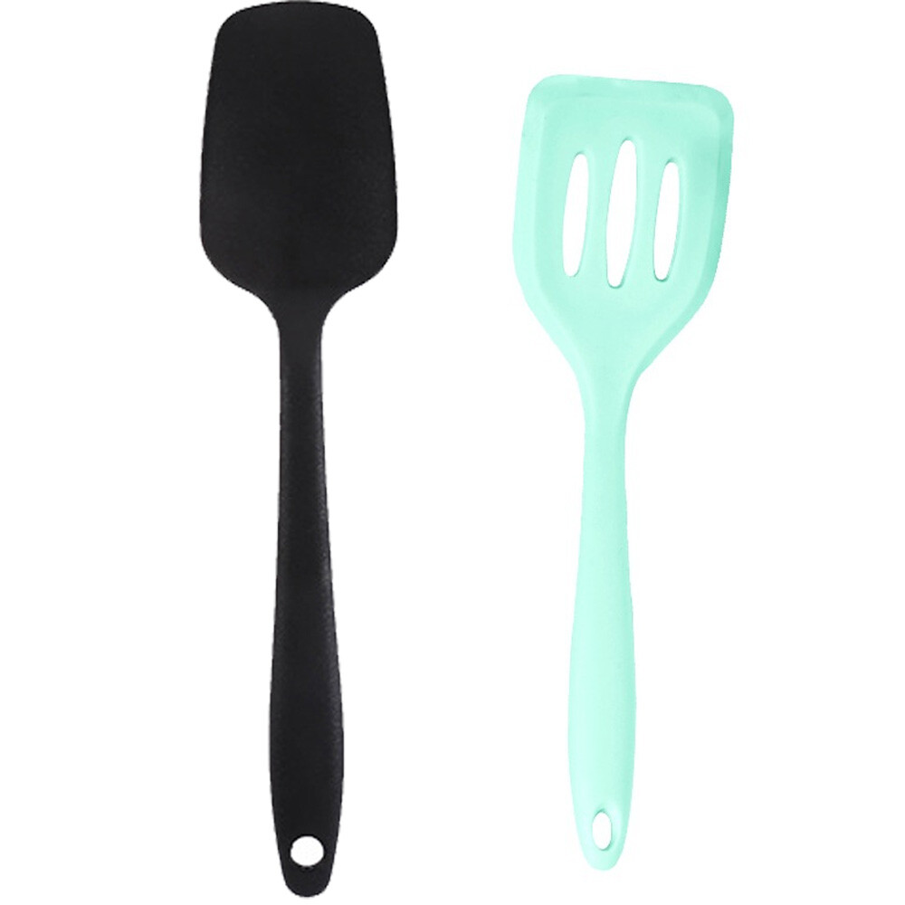 Spatule-cuillère de cuisine innovante en silicone, racleur à pâtisserie ...