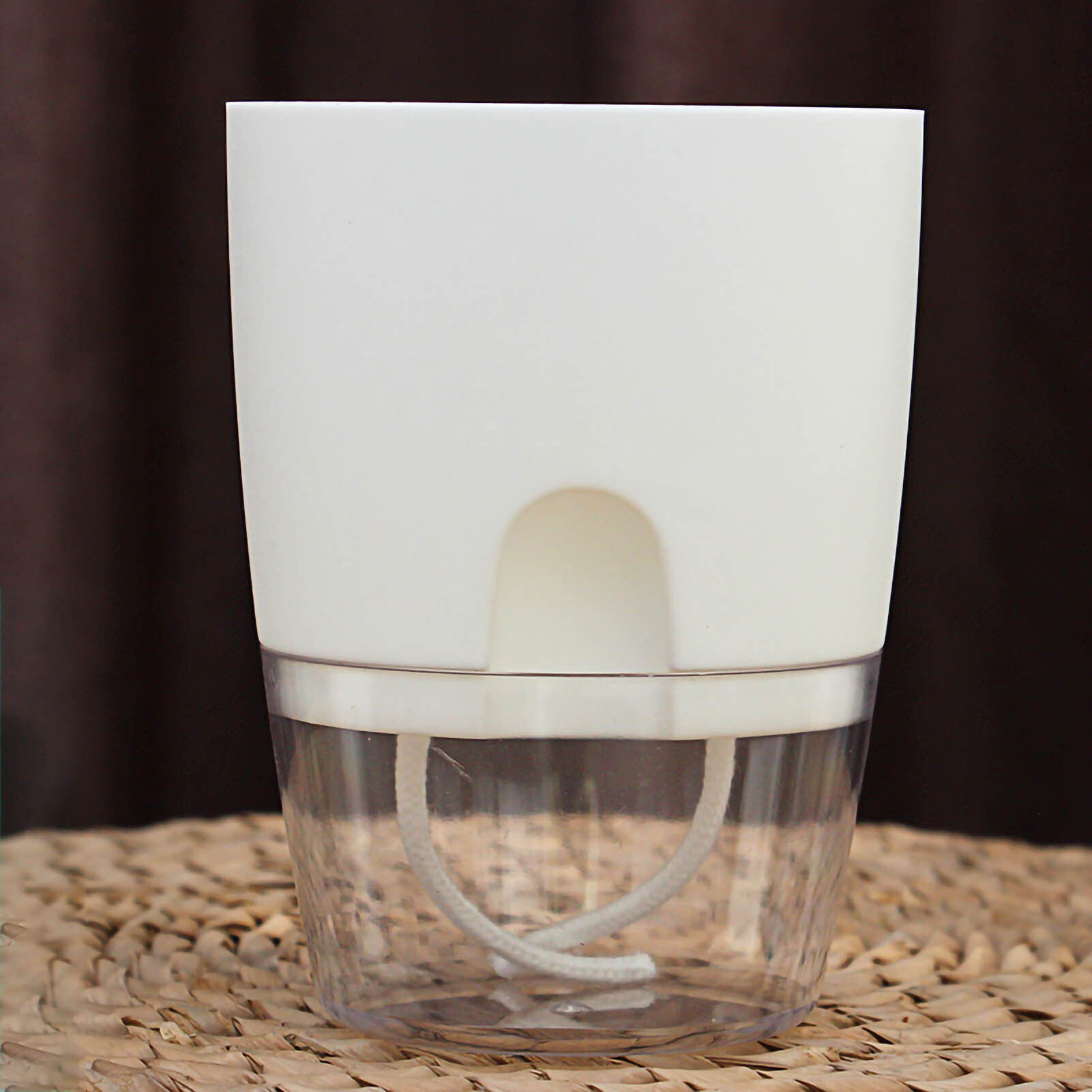 Pots carrés en plastique transparent, en polypropylène durable, avec ...