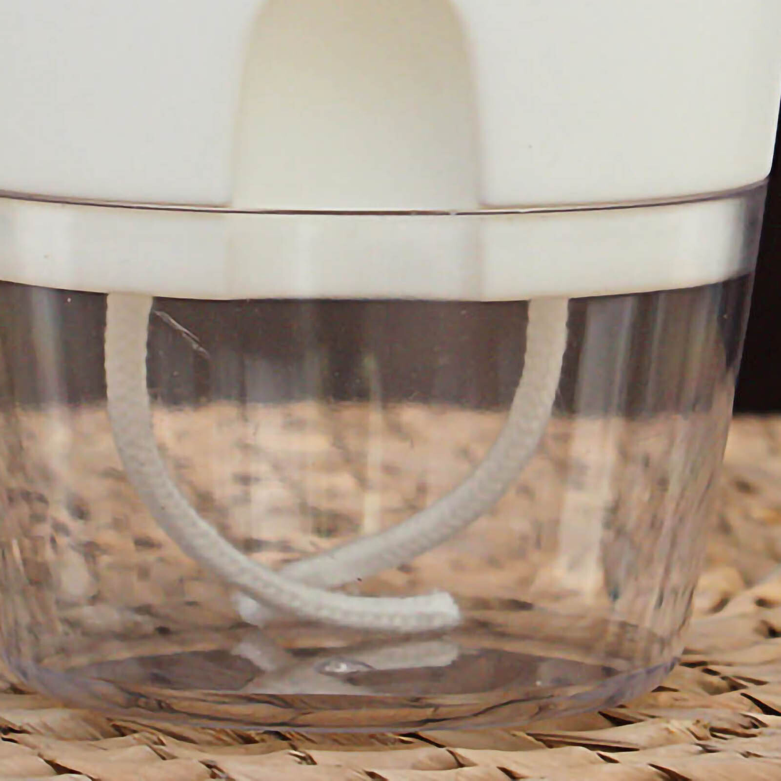 Pots carrés en plastique transparent, en polypropylène durable, avec ...