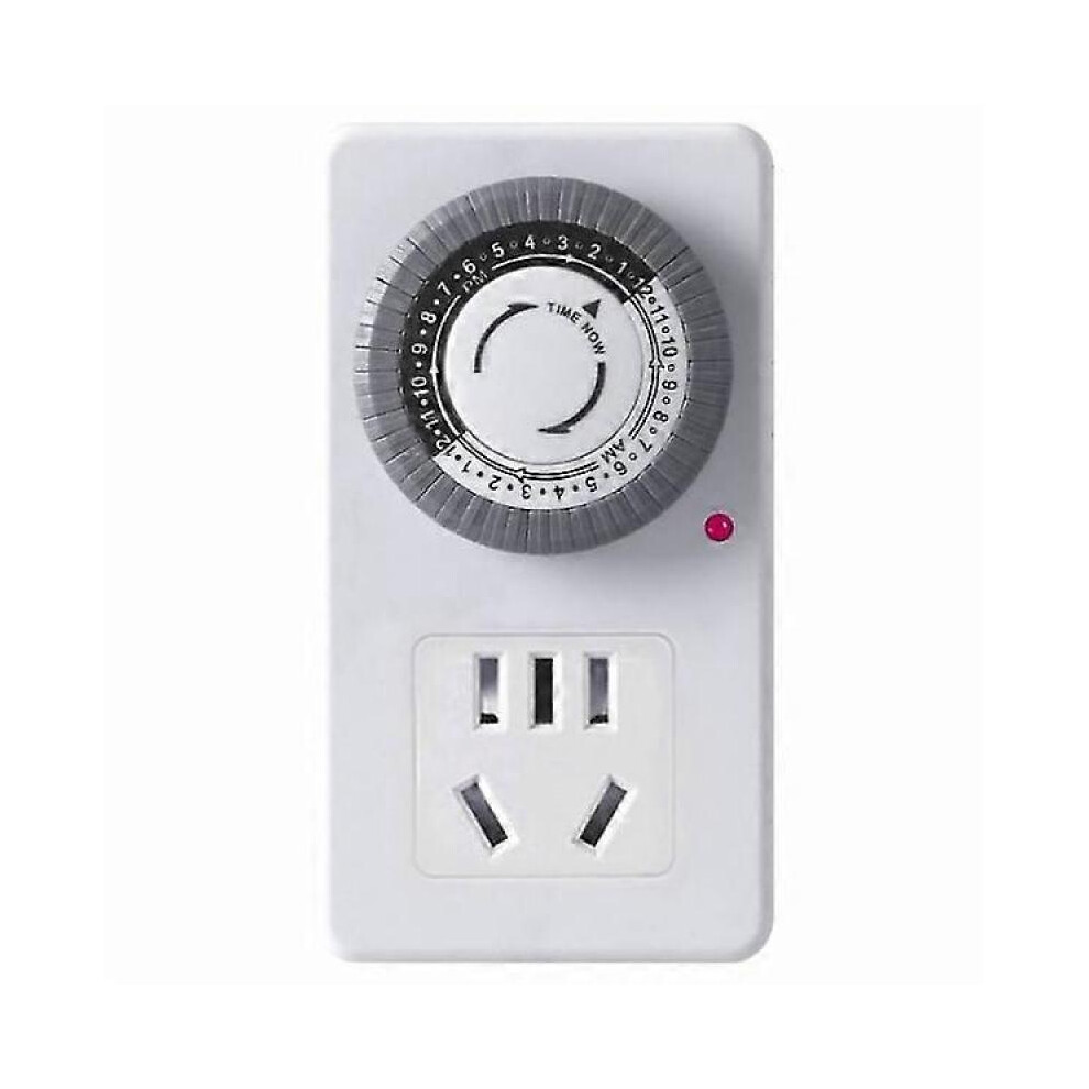 Indoor timer - 24-hour cycle, 1 outlet, plug-in, 30-minute interval ...