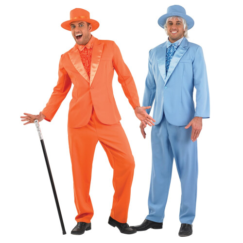 Orange Suit - dumb dumber fancy dress costume mens suit pimp lloyd ...