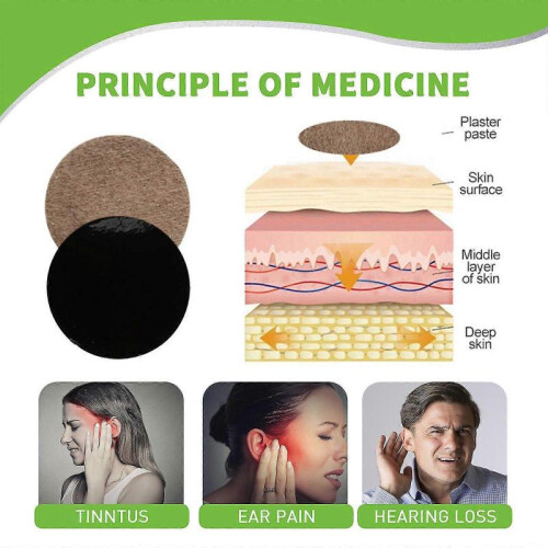 36pcs Relief Tinnitus Ear Patch,herbal Tinnitus Patch,treatment Ear ...