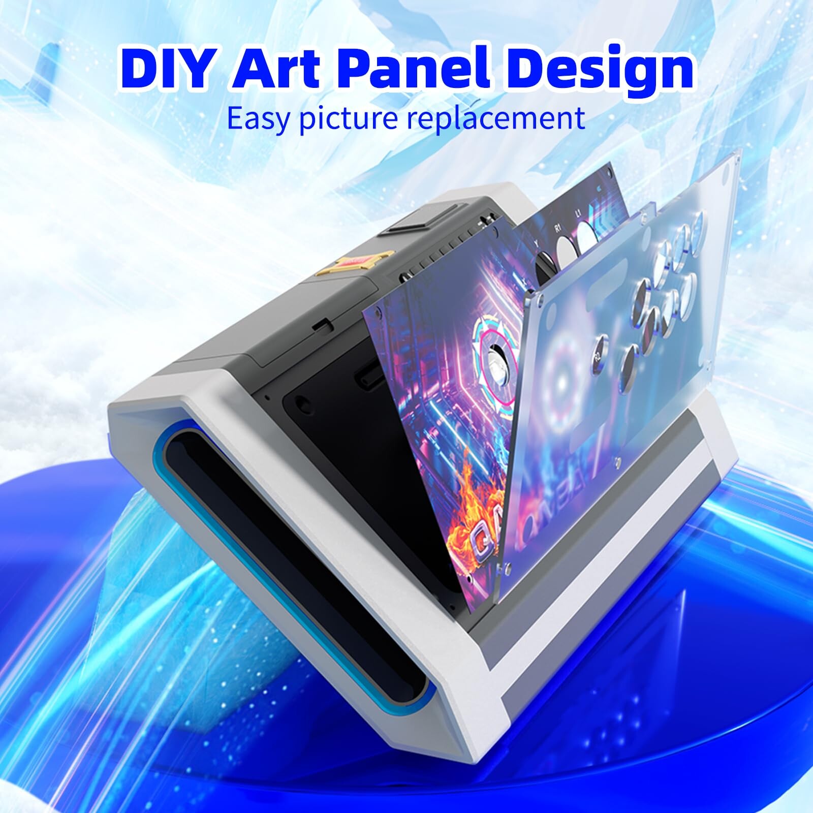 Joystick arcade silencioso Qanba Q3 Obsidian, edicin multifuncin para ...