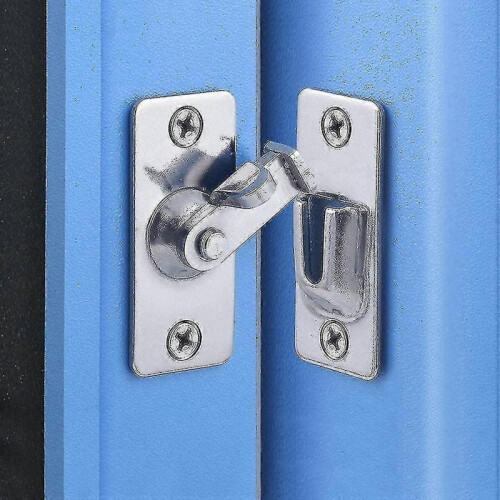 90 Degree Door Lock Latch, Stainless Steel Safety Angle Lock Latch for ...