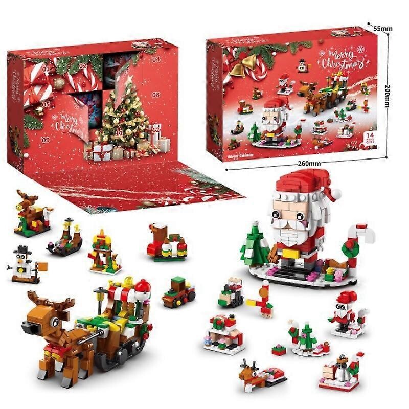 2025 Christmas Advent Calendar Building Toy Set for Kids - 12 Days ...
