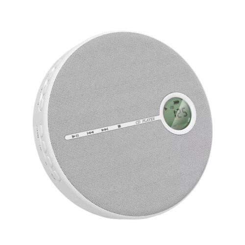 (gray) ABS Portable Cd With Bluetooth Speaker Function Easy To on OnBuy
