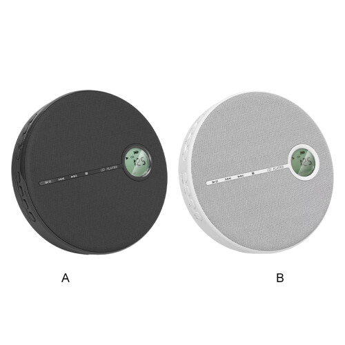 (gray) ABS Portable Cd With Bluetooth Speaker Function Easy To on OnBuy