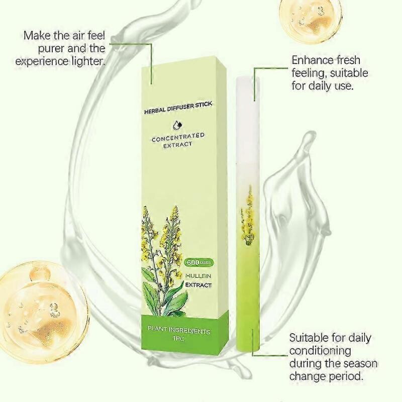 Mullein Herbal Diffuser Upgraded with Extracts of Mullein, Thyme and ...