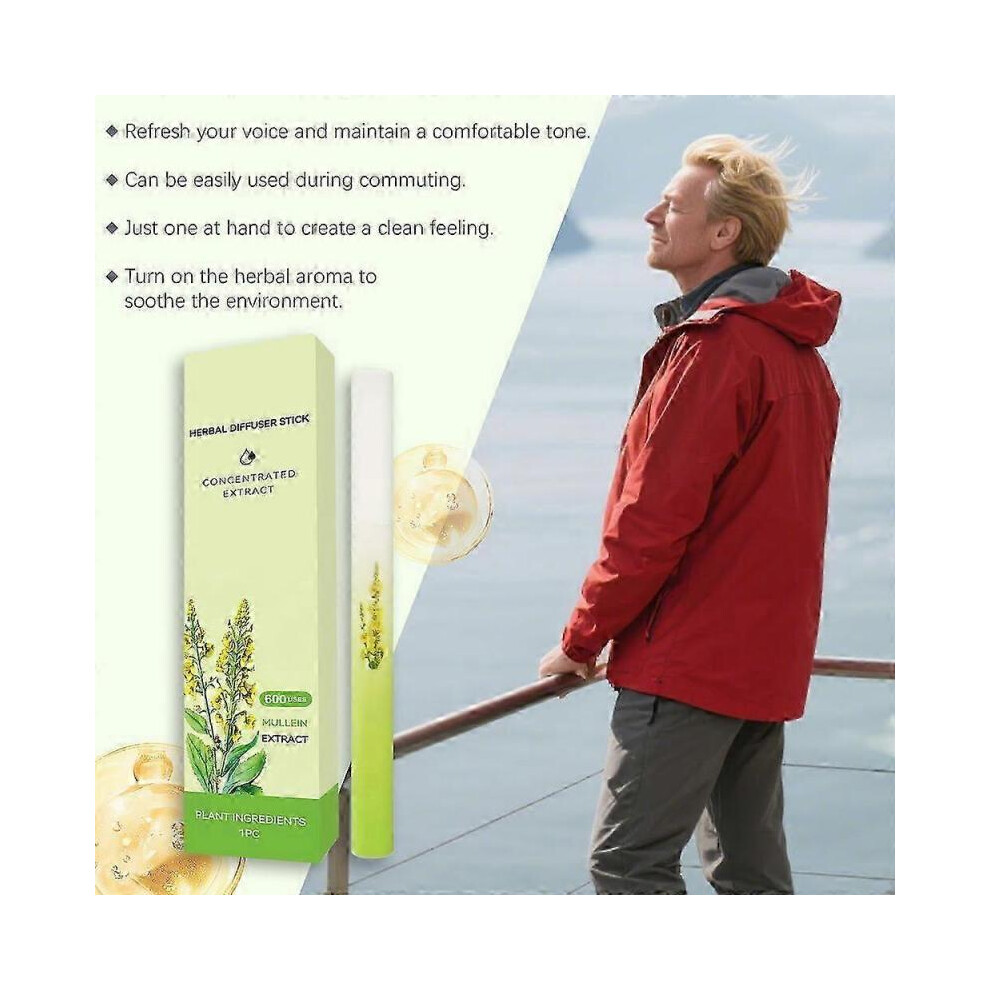 Mullein Herbal Diffuser Upgraded with Extracts of Mullein, Thyme and ...