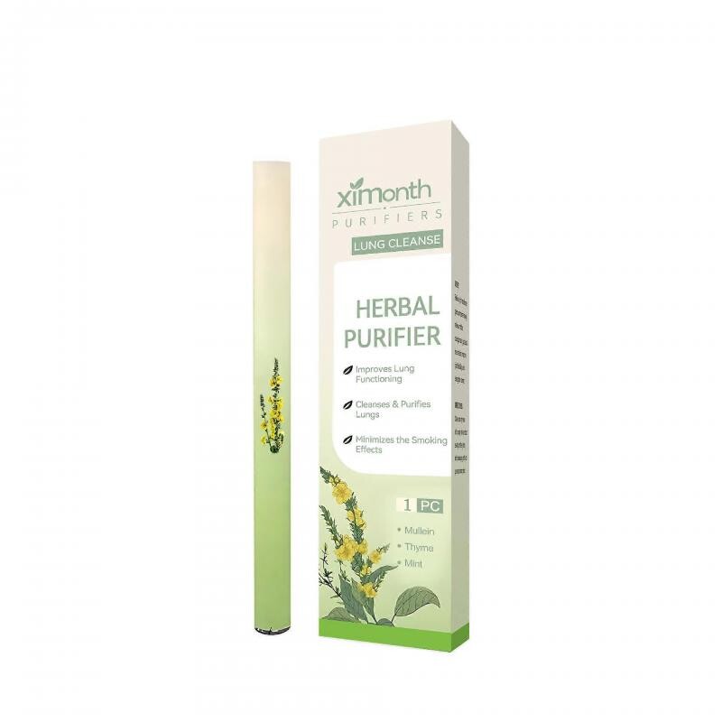 (Green)1-5x Portable Herbal Diffuser Pen Lung Cleanse & Energy Boost ...