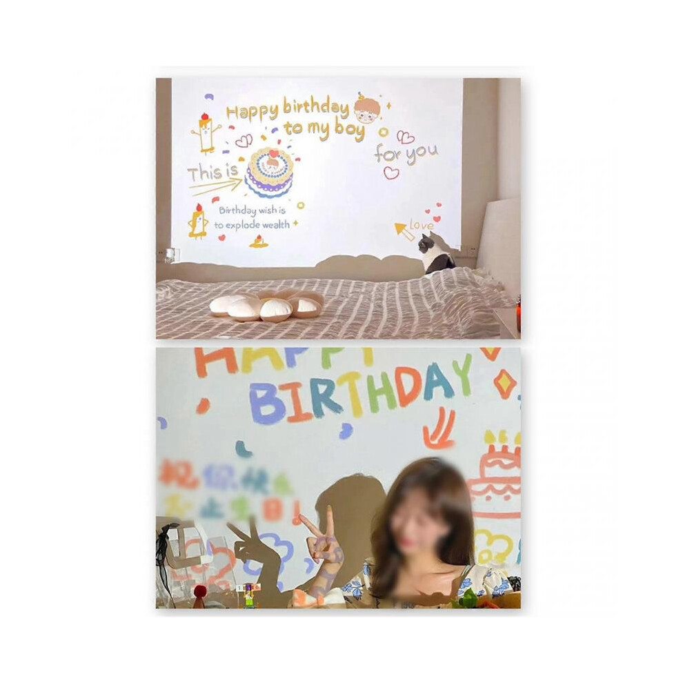 (Type 4 Square)Sunset Lamp Projector Fairy Lights Multi-Choice Fabulous ...