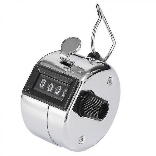 Hand Counter Counter Clicker Hand Counter with 4 Digit Display Metal ...