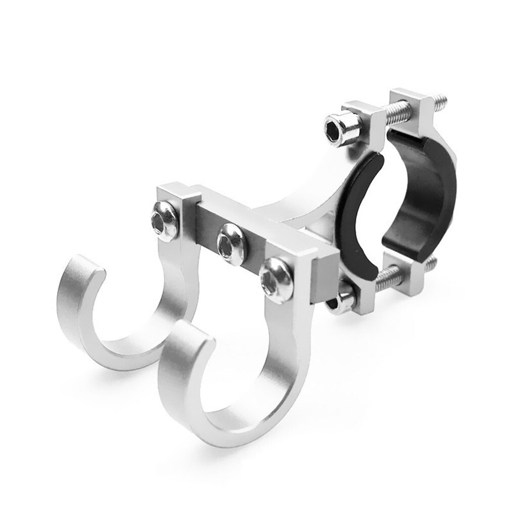 (Silver) Motorcycle Luggage Hook Adjustable Heavy Duty Water Bottle ...