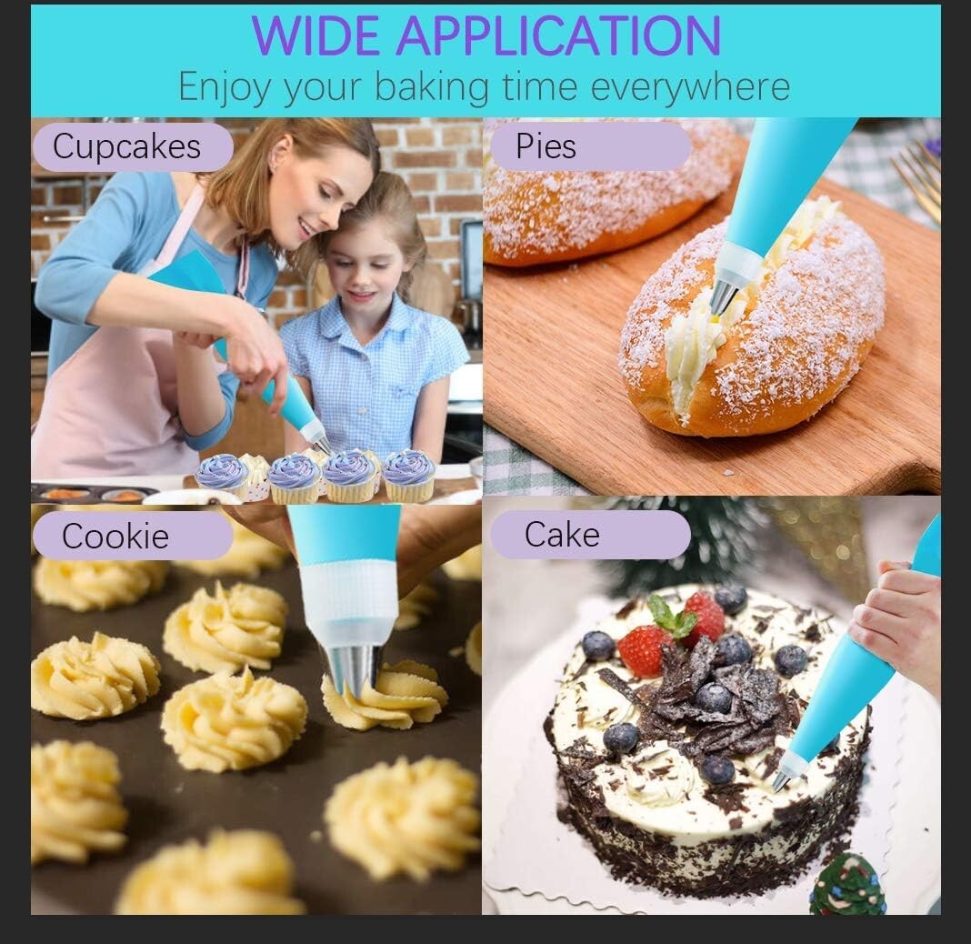 DIY Icing Nozzle Tool for Cakes, Beginner's Baking Guide, Stainless ...