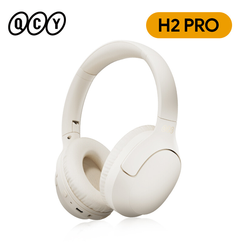 (H2PRO-WHITE) Casque sans fil H2 Pro Bluetooth 5.3 avec mode basses ...