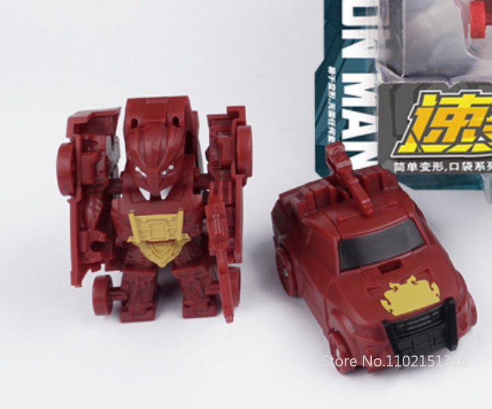 (Modello 22) Mini robot di trasformazione Kit giocattolo Modelli 2 in 1 ...