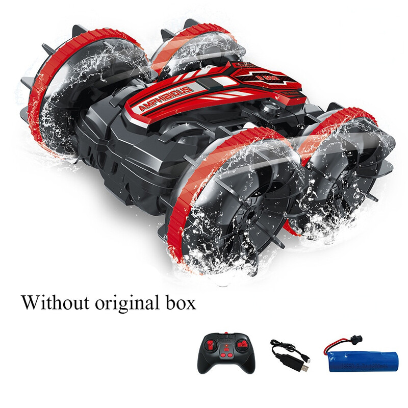 (CV-B500 Red N) Uusin kauko-ohjattava auto 2.4G Amfibinen temppu RC ...