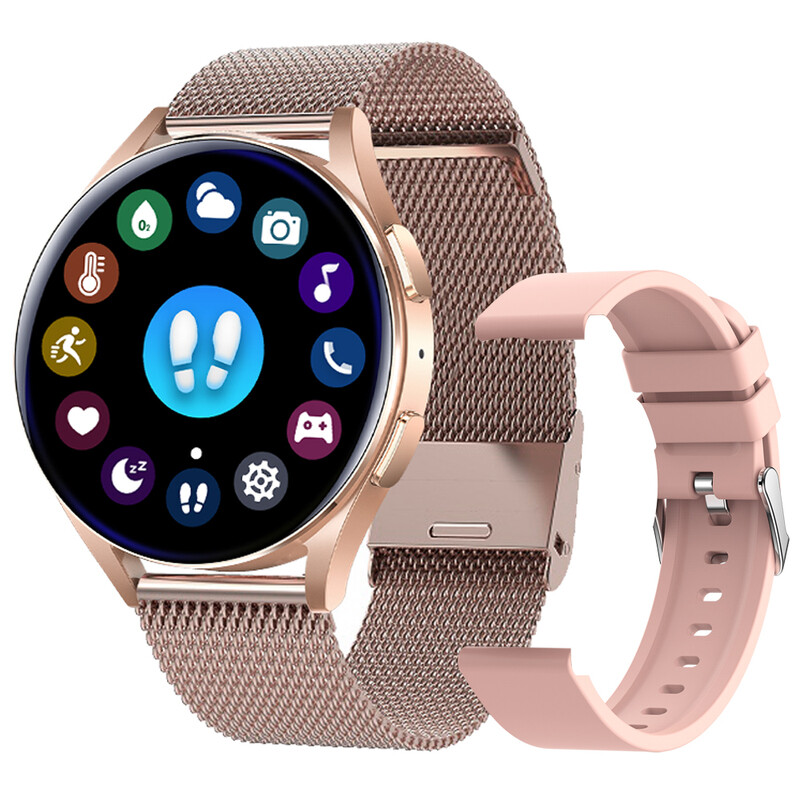 (Rose Gold Network) Nuovo Smartwatch 6 per adulti (2025) con ...